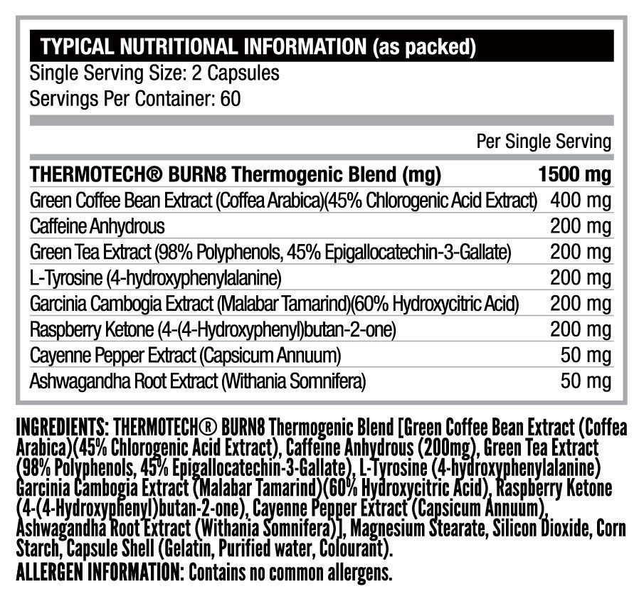 THERMOTECH Burn 8 – NUTRITECH Namibia Online